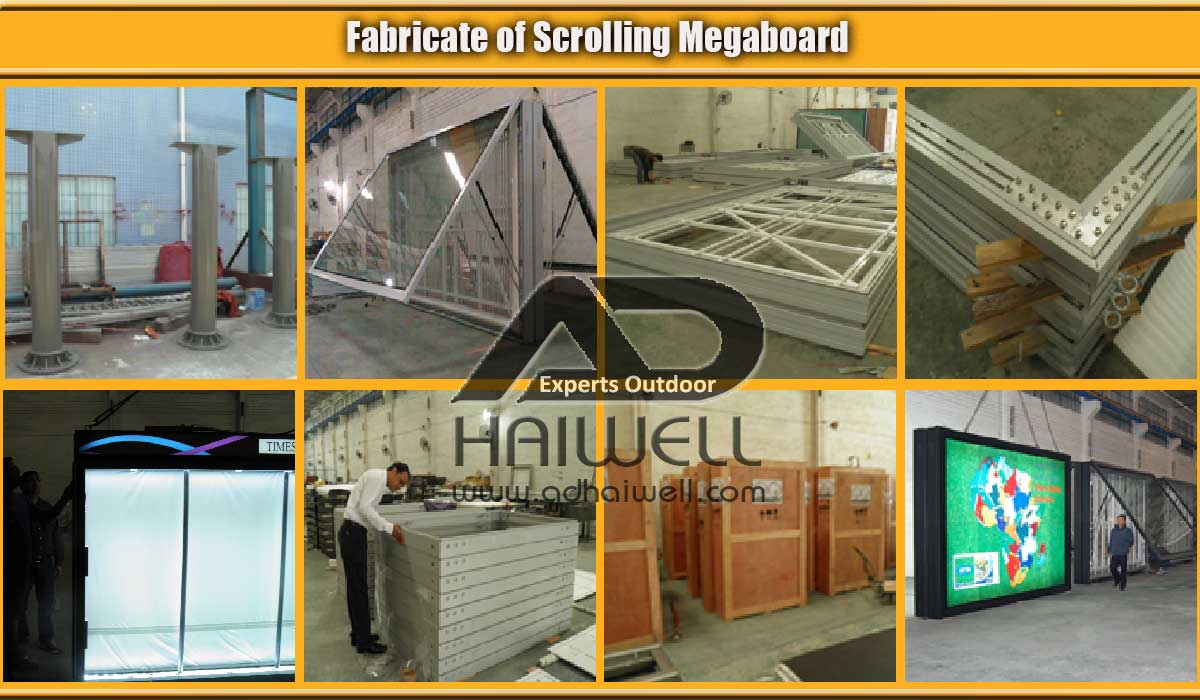 Cantilever Scrolling Rotating Dynamic Ads Display Billboard |Adhaiwell