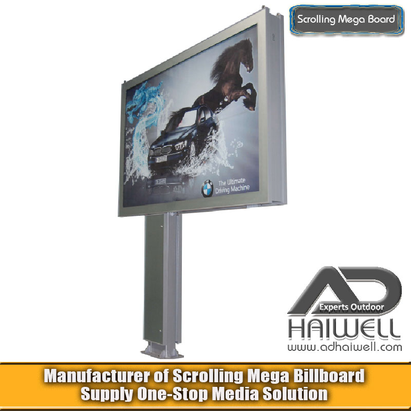 Cantilever Scrolling Rotating Dynamic Ads Display Billboard |Adhaiwell