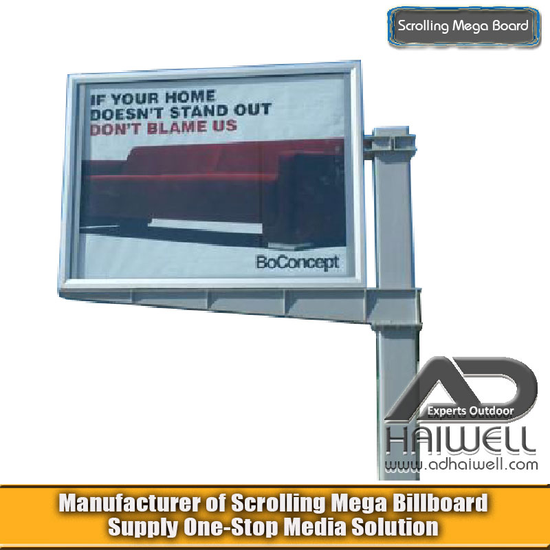 Digital Scrolling Multiple Posters Backlit Billboard |Adhaiwell