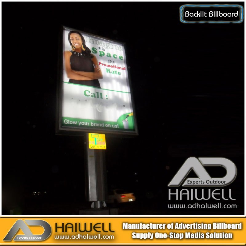 Bright Green Technology Outdoor Illuminated LED Backlit Billboard ...