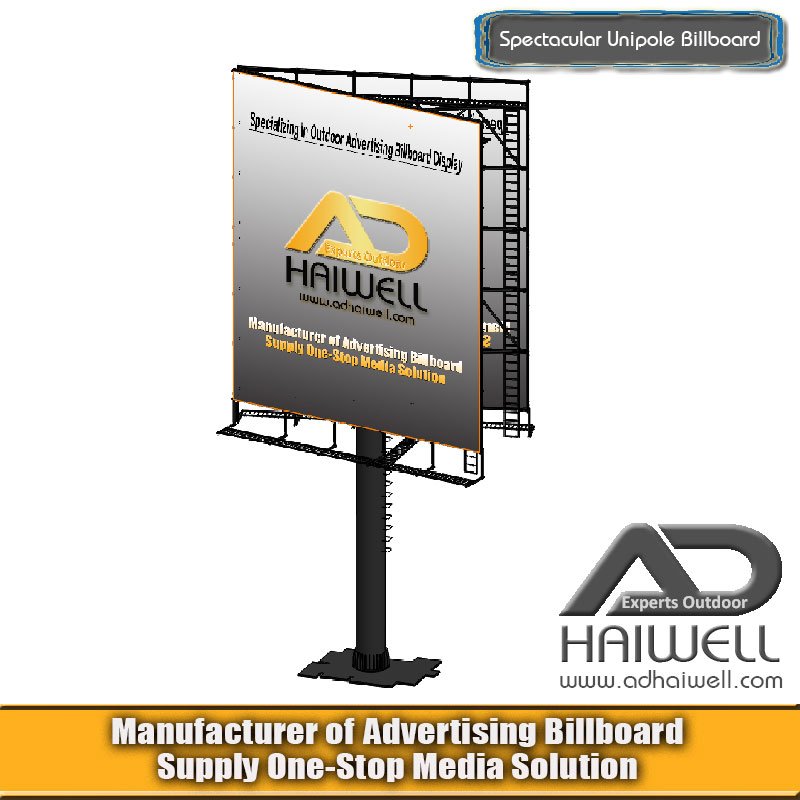 Highway Gantry Outdoor Advertising Display Bilboard Structure - Buy ...