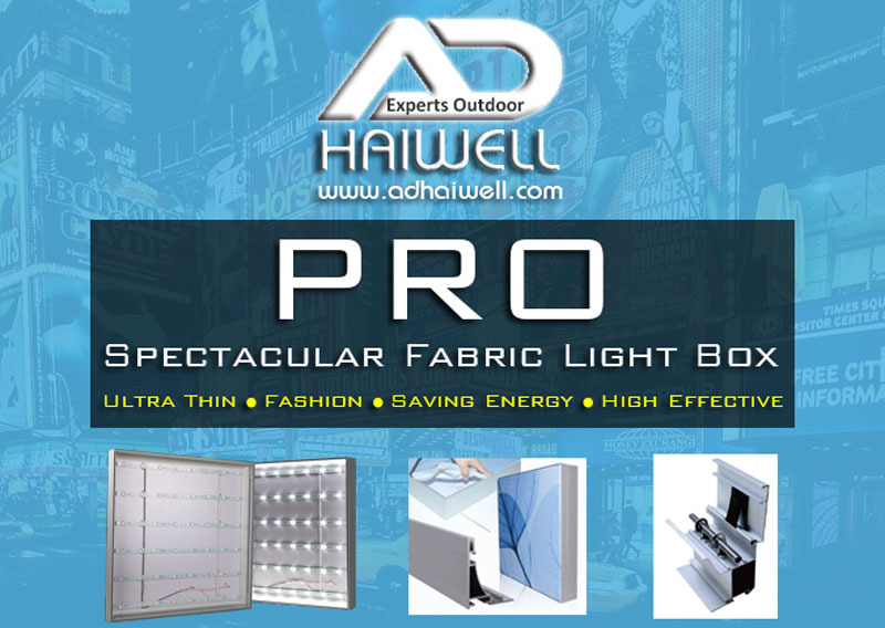 LED Back-Lit Fabric Printing | Tension Fabric Light Boxes | Adhaiwell