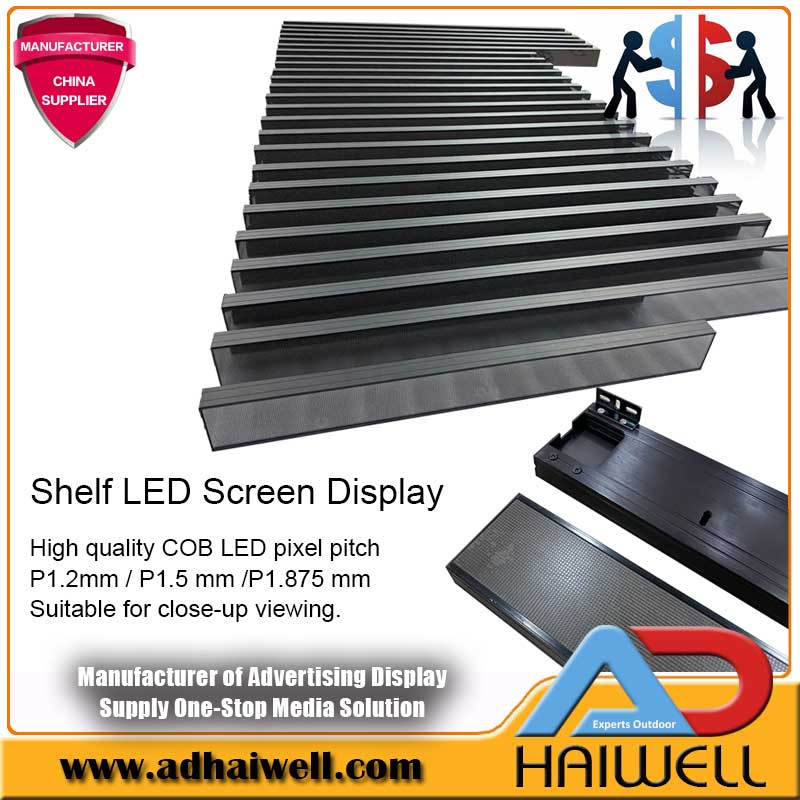 Retail Shelf Screens | Shelf Edge Led Displays | Digital Shelf Displays