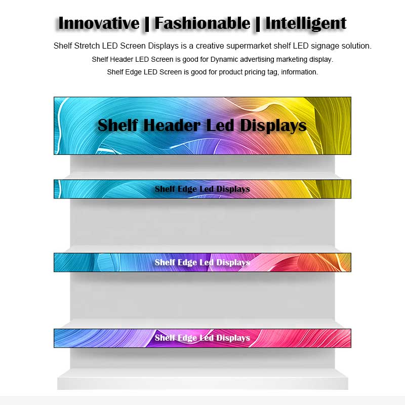 Retail Shelf Screens | Shelf Edge Led Displays | Digital Shelf Displays