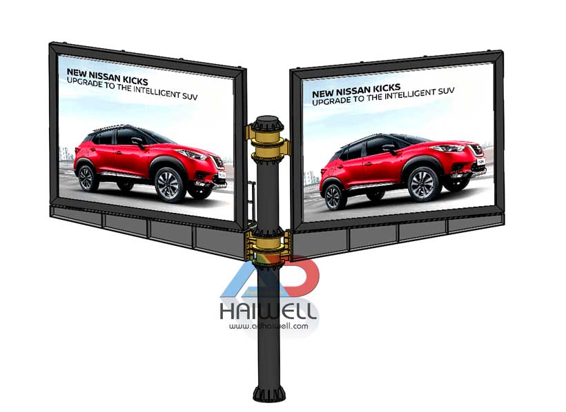 How to Design and Make Creative LED Billboard Structure | Adhaiwell