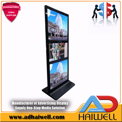 China Floor Standing 68” LCD Portable Digital Poster Display