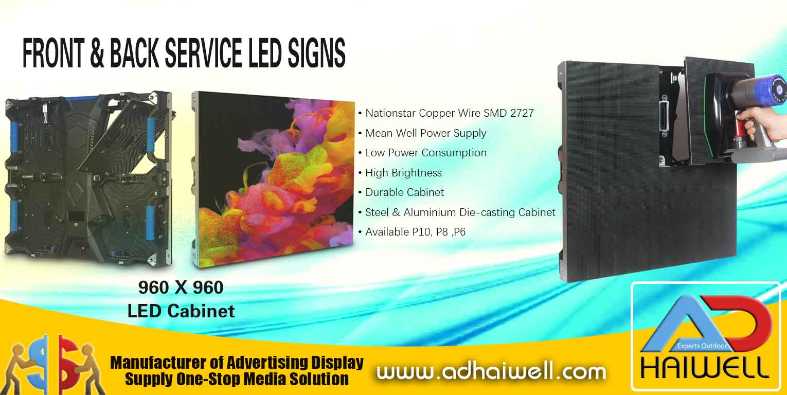 Outdoor SMD LED Screen Display Advertising Billboard Structure 10mx5m ...