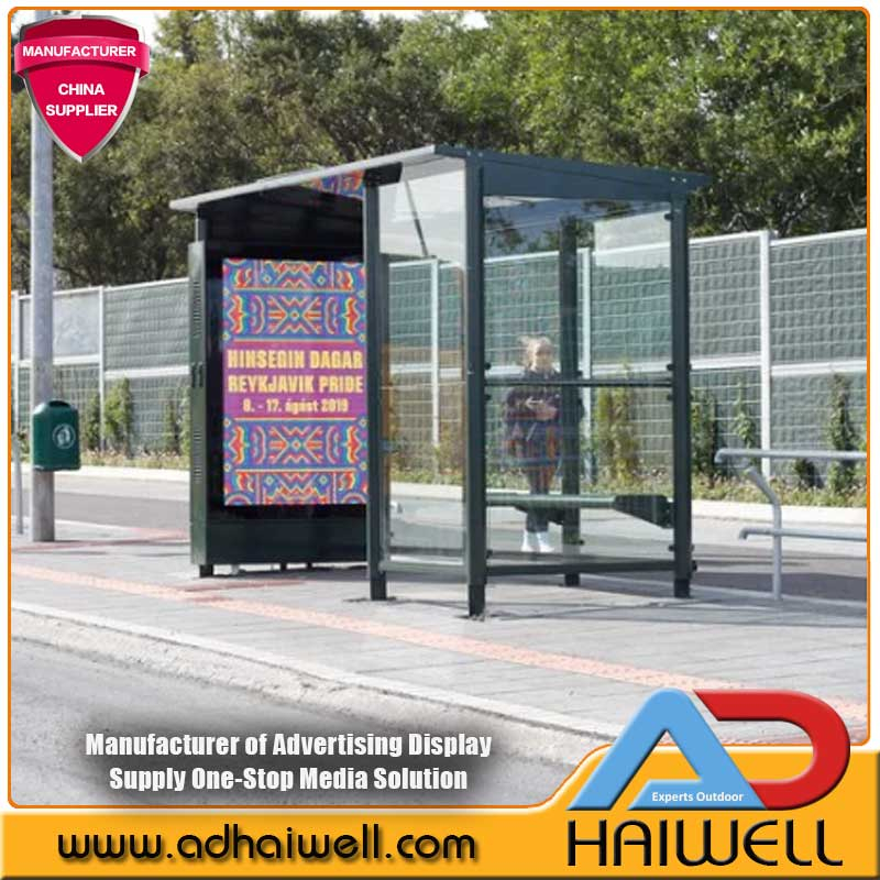 Digital LED Bus Stop Smart City Displays | Adhaiwell