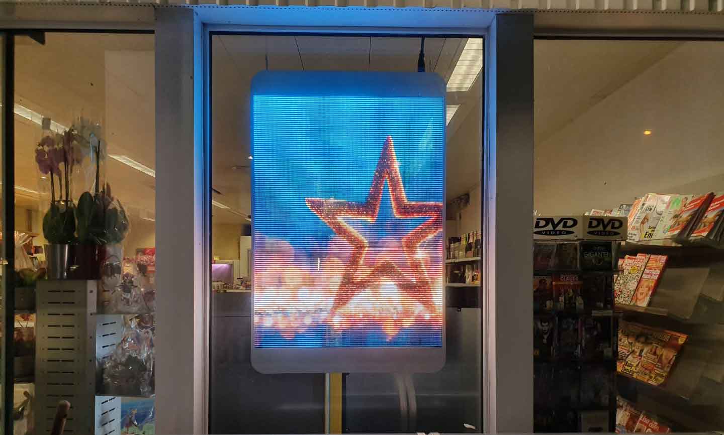 Flexible Outdoor Transparent LED Display Screen - Adhaiwell