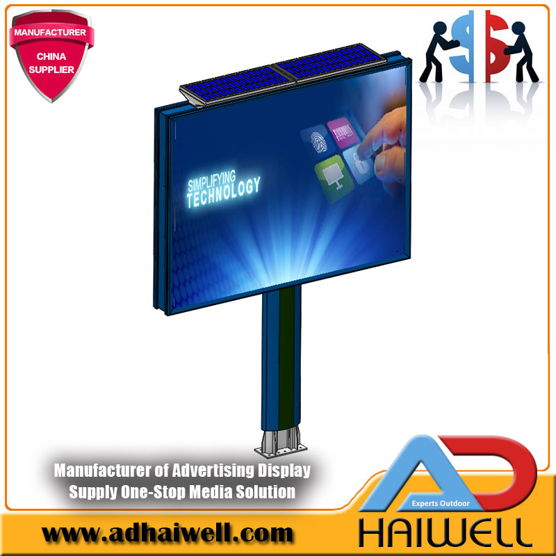 Solar LED Backlit Advertising Billboard | Adhaiwell